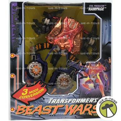 Transformers Beast Wars Transmetals Evil Predacon Rampage Figure Kenner ...