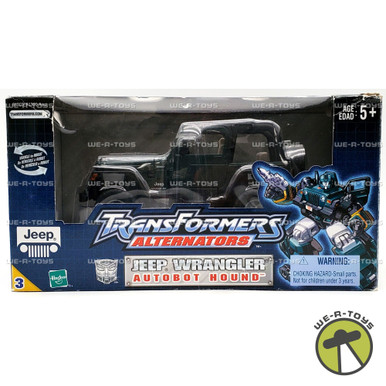 Transformers Alternators Jeep Wrangler Autobot Hound Figure 2003 Hasbro ...