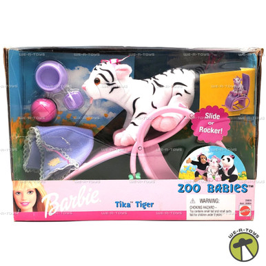 Barbie Zoo Babies Tika Tiger with Slide and Rocker 2000 Mattel #28935 ...