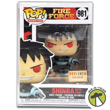 Funko Pop Animation Fire Force Shinra with Fire Figure Box Lunch ...