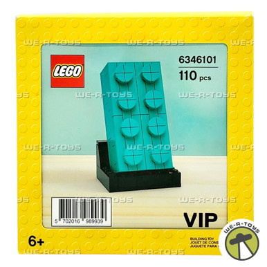 LEGO VIP Teal Buildable Brick 110 Piece Building Set 6346101 - We-R-Toys