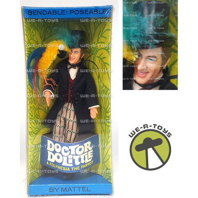 Doctor Dolittle and Polynesia the Parrot Figure Mattel No. 3575 - We-R-Toys