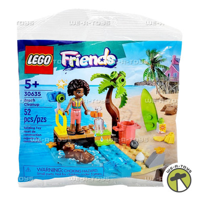 LEGO Friends Beach Cleanup 52 Piece Building Set 30635 - We-R-Toys