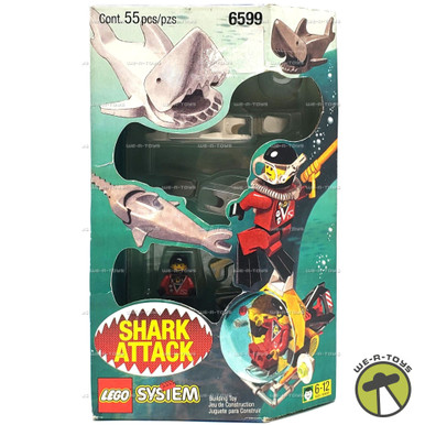 LEGO System Divers Shark Attack 1997 Building Set 55 Pieces #6599 - We ...