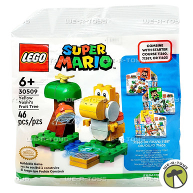 LEGO 30509 Super Mario Yellow Yoshi’s Fruit Tree 46 Piece Building ...