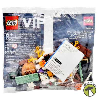 LEGO 40608 Halloween Fun VIP Add-On Pack 118 Piece Building Set - We-R-Toys