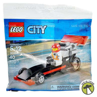 LEGO City Mini Dragster 40 Piece Building Set 30358 - We-R-Toys