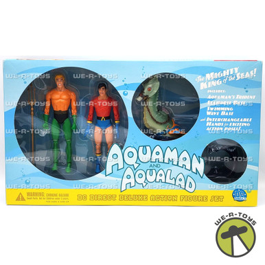 DC Direct Deluxe Aquaman and Aqualad Action Figure Set 2001 - We-R-Toys