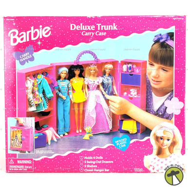 Barbie Deluxe Trunk Pink Carry Case 1998 TARA #12085 - We-R-Toys