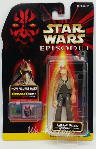 Star Wars Episode I Jar Jar Binks Action Figure Collection 1 CommTech ...