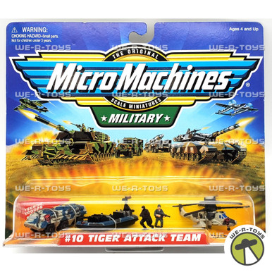 Micro Machines Military Terror Troops #10 Tiger Attack Team 1998 Galoob ...