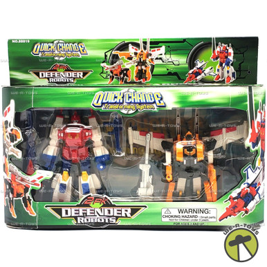 Quick Change Transforming System 2pk Defender Robots 2009 Polyfect Toys ...