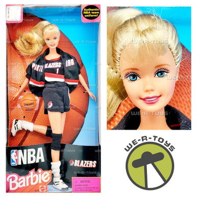 Barbie NBA Portland Blazers Doll 1998 Mattel 20720 - We-R-Toys