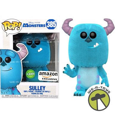 Funko Pop 385 Disney Pixar Monster's Inc Sulley Flocked Amazon ...