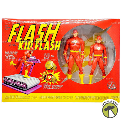 DC Direct Flash and Kid Flash Deluxe Action Figure Set 2001 DC Direct ...