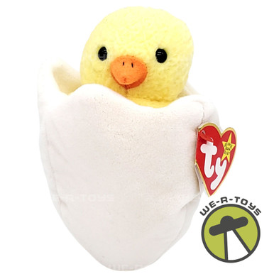 Ty Beanie Babies Eggbert the Chick Plush 1999 - We-R-Toys