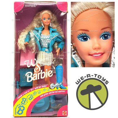 Barbie Western Stampin Doll 1993 Mattel #10293 - We-R-Toys