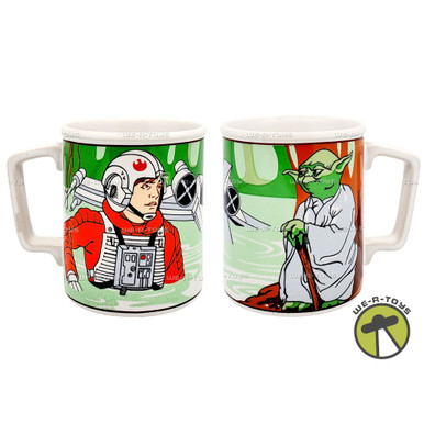 Sigma Star Wars Yoda and Luke Decal Ceramic Mug - We-R-Toys