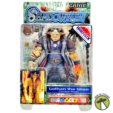 Shadowrun Lothan the Wise Combat Mage Action Figure 2003 WizKids 6403 ...