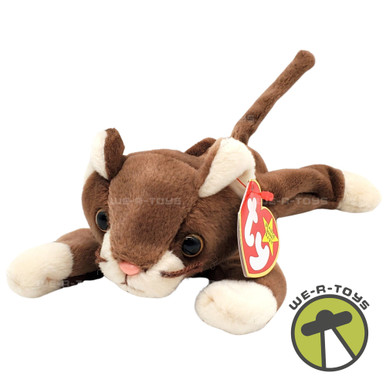 Ty Beanie Babies Pounce the Cat Plush 1997 - We-R-Toys