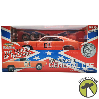 American Muscle Dukes of Hazzard General Lee 1969 Charger Bodyshop 1/18 ...