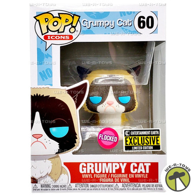 Funko POP Icons Grumpy Cat Flocked 60 Vinyl Figure - We-R-Toys