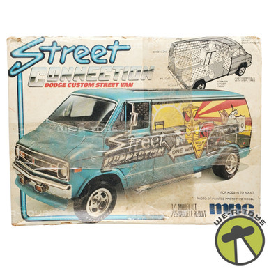 MPC Street Connection 1978 Dodge Custom Street Van Model Kit USED - We ...
