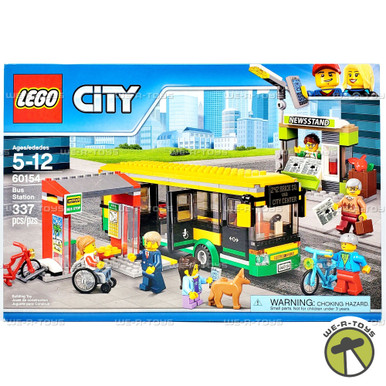 LEGO City Bus Station 337 Piece Building Kit 60154 - We-R-Toys