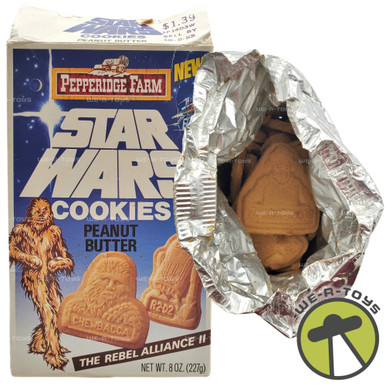 Star Wars 1983 Pepperidge Farm Peanut Butter Cookies - Open Box with ...