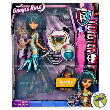 Monster High Ghouls Rule Cleo De Nile Doll X3718 Mattel 2012 - We-R-Toys