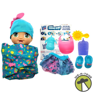 Baby Alive Baby Grows Up Happy Interactive Growing Doll, Merry Meadow ...