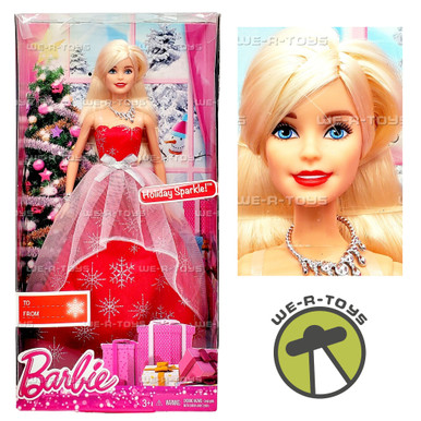 Barbie Holiday Sparkle Doll 2014 Mattel CLW91 - We-R-Toys