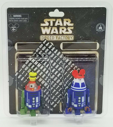 Star Wars Disney Parks Droid Factory Droids w/ Goofy & Mickey Hats 2012 ...