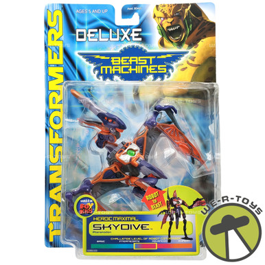 Transformers Beast Machines Deluxe Skydive Action Figure 2000 Hasbro ...