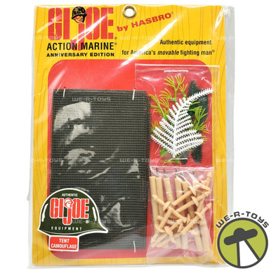 G.I. Joe Action Marin Tent Camouflage Authentic Equipment Hasbro 2003 ...