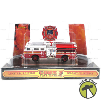 Code 3 FDNY Seagrave Red Hook Pumper 279 Fire Truck 1997 #02453 - We-R-Toys