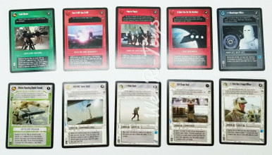 Star Wars CCG Customizable Card Game Hoth Complete Set of 10 C1 Cards ...