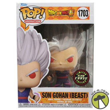 Funko Pop Animation 1703 DBSS Son Gohan Beast Glow Chase Vinyl Figure ...