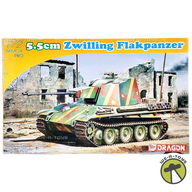 5.5cm Zwilling Flakpanzer Model Vehicle Building Kit Dragon 7488 - We-R ...