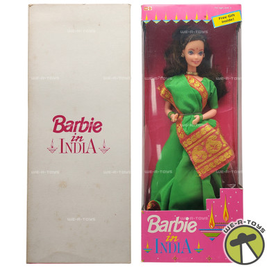 Barbie in India Doll Brunette Leo Mattel 9910 NEW - We-R-Toys