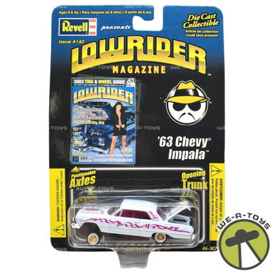 Revell Lowrider Magazine Issue 142 White '63 Chevy Impala Die-Cast Car ...
