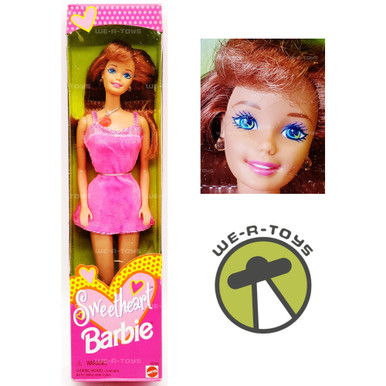 Sweetheart Barbie Doll Red Hair Pink Dress 1997 Mattel #18700 NRFB