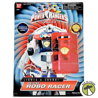 Power Rangers Turbo Deluxe Robo Racer Action Figure 1997 Bandai 3043 ...