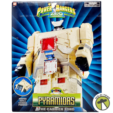 Power Rangers Zeo Deluxe Pyramidas The Carrier Zord Action Figure ...
