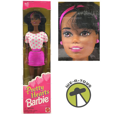 Barbie Pretty Hearts African American Doll 1995 Mattel #14474 - We-R-Toys