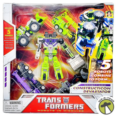 Transformers Decepticon Constructicon Devastator Action Figure 5 Pack ...