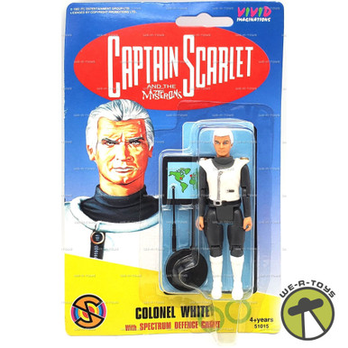 Captain Scarlet Colonel White Action Figure 1993 Vivid Imaginations ...