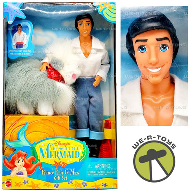 Disney's The Little Mermaid Prince Eric & Max Gift Set 1997 Mattel ...