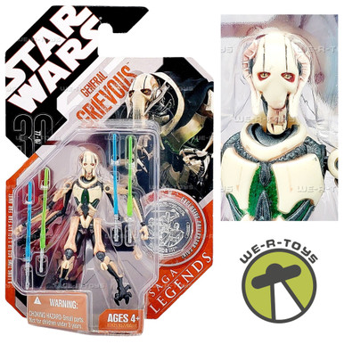 Star Wars General Grievous Basic Action Figure 2007 Hasbro 87421 - We-R ...