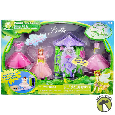 Disney Fairies Prilla Magical Fairy Spinner Doll Set Disney Store PG874 ...